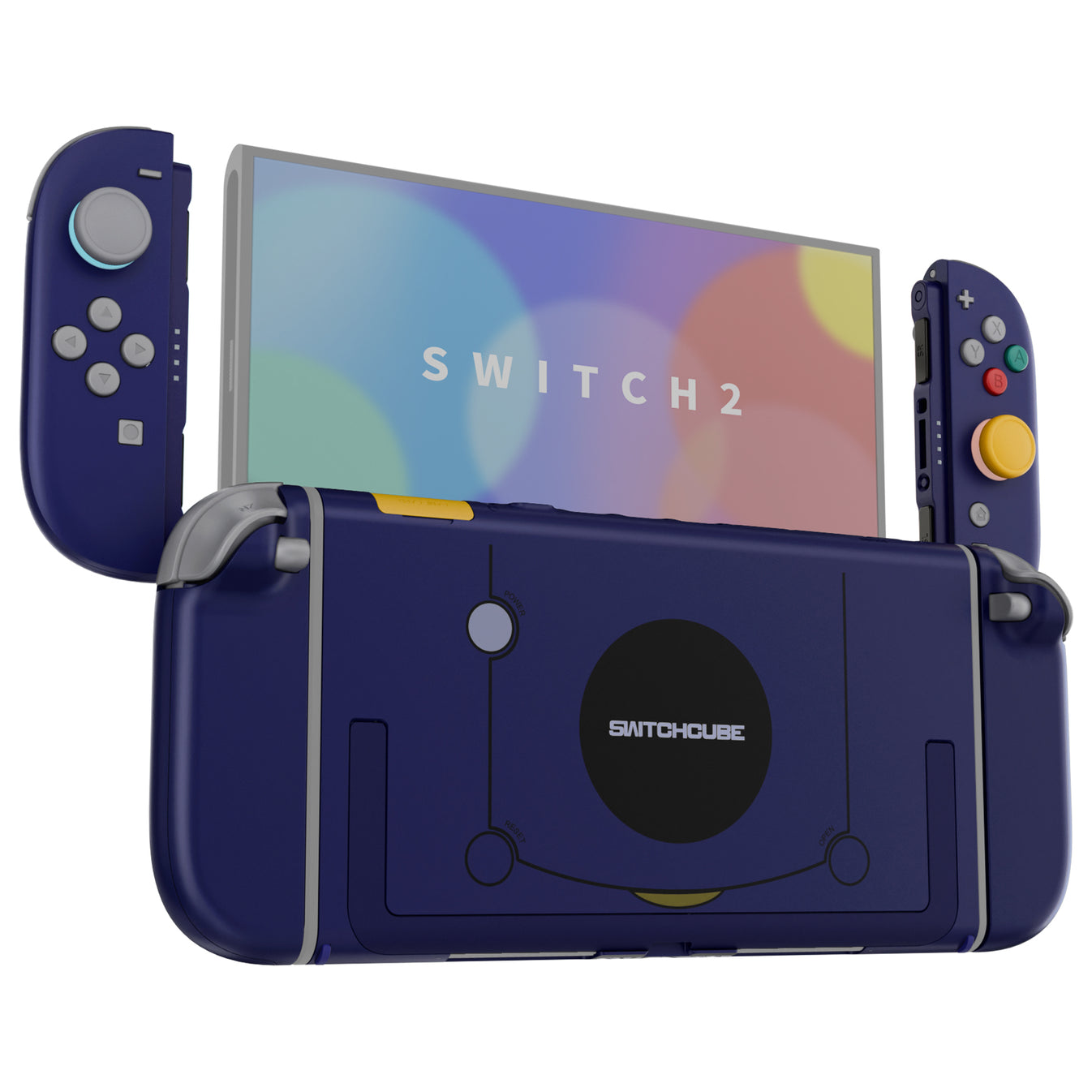 eXtremeRate Nintendo Switch 2対応交換フルセットシェル＆ボタン - デラックス版【クラシックNGCスタイル ...