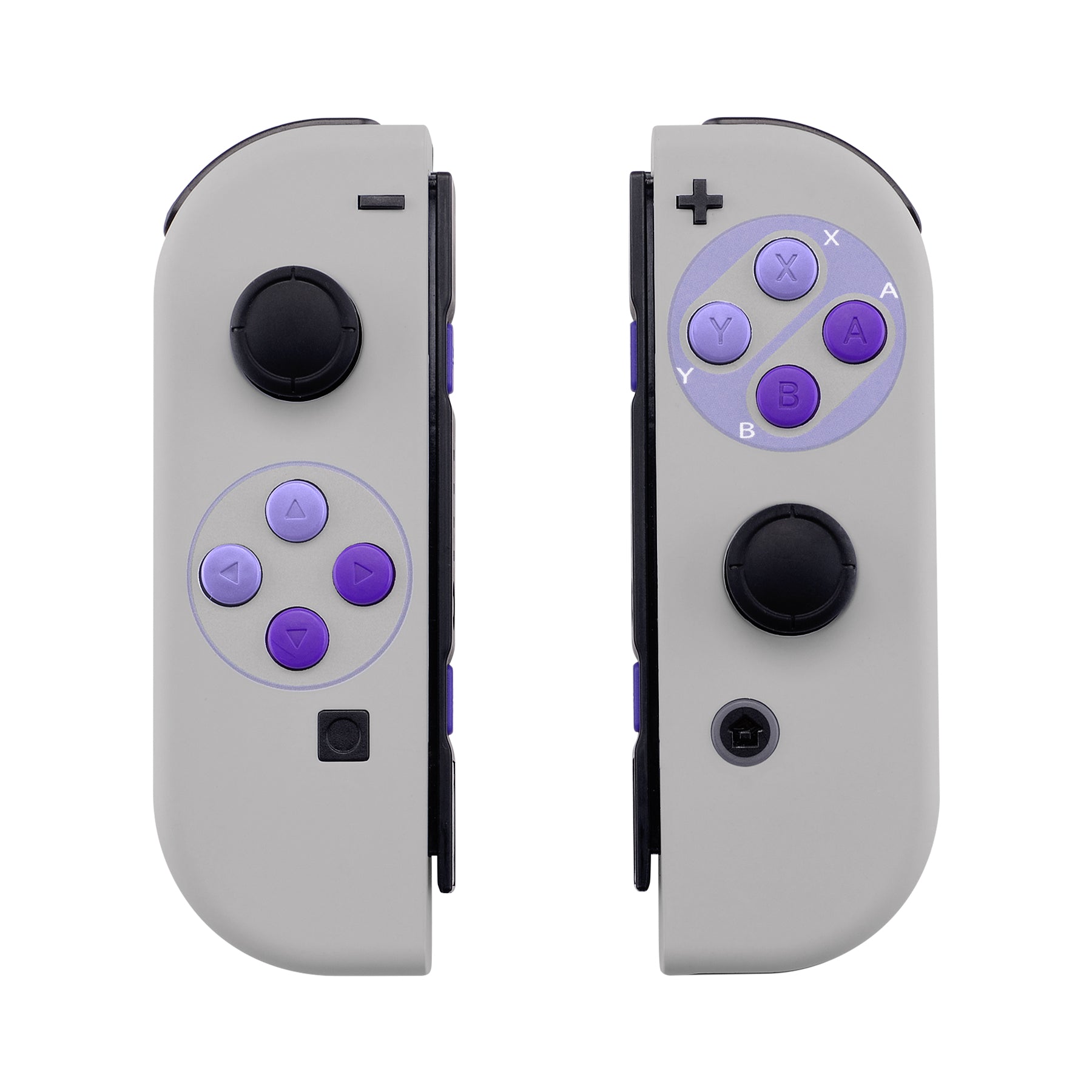 eXtremeRate NS Switch用ジョイコン交換フルセットシェルケースボタン付き【クラシックSNESスタイル ...